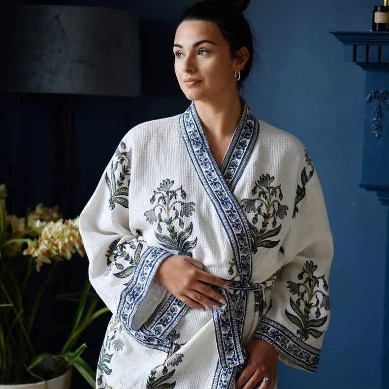printed dressing gowns – river + road