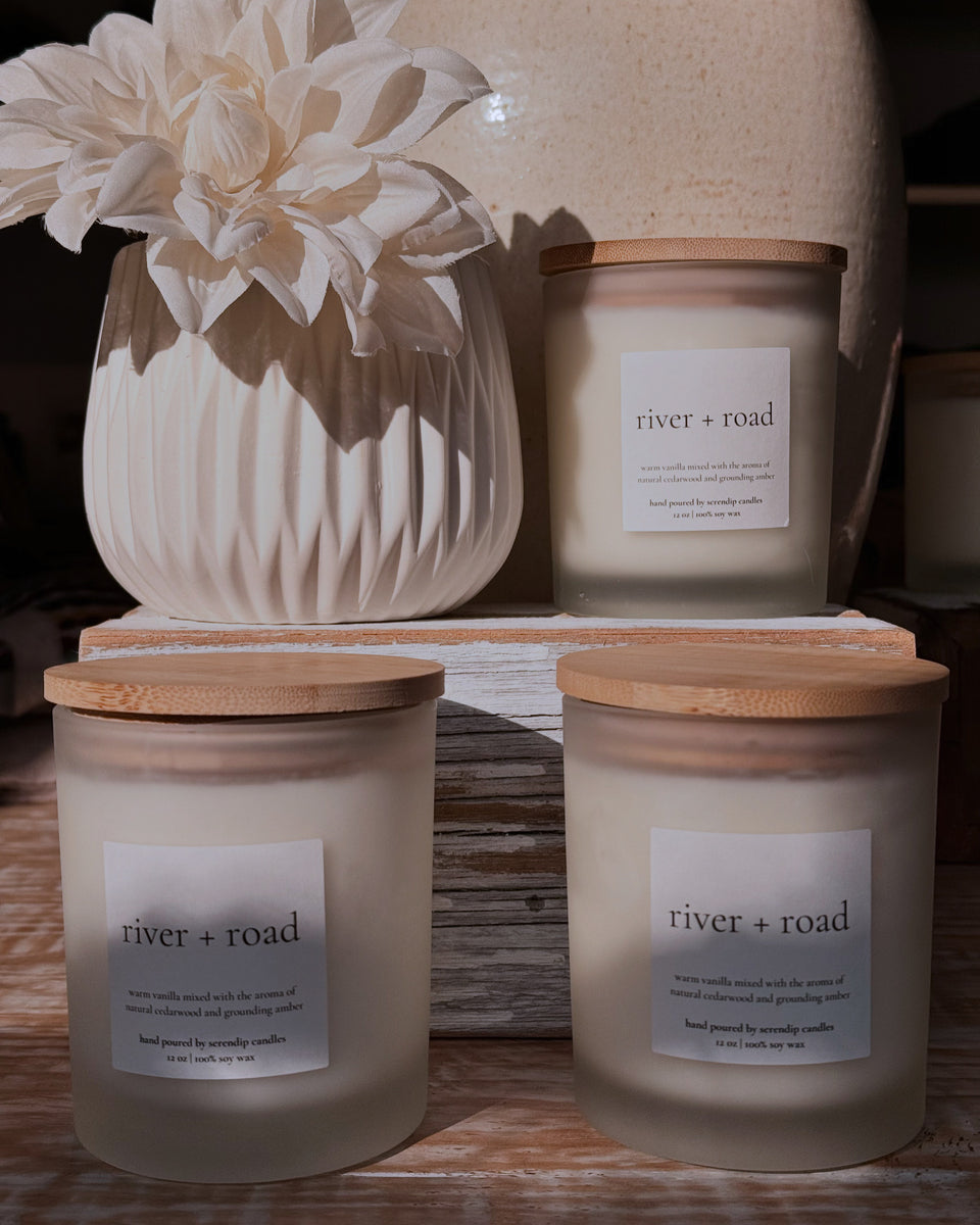 the anniversary edition candle – river + road